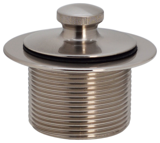 Twist & Close Sch. 40 PVC Bath Waste With Two-Hole Elbow, Stainless ...