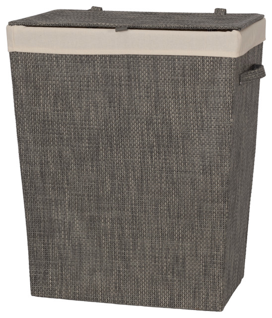 Two Tone Fiber Hamper - Tropical - Hampers - by Virventures | Houzz