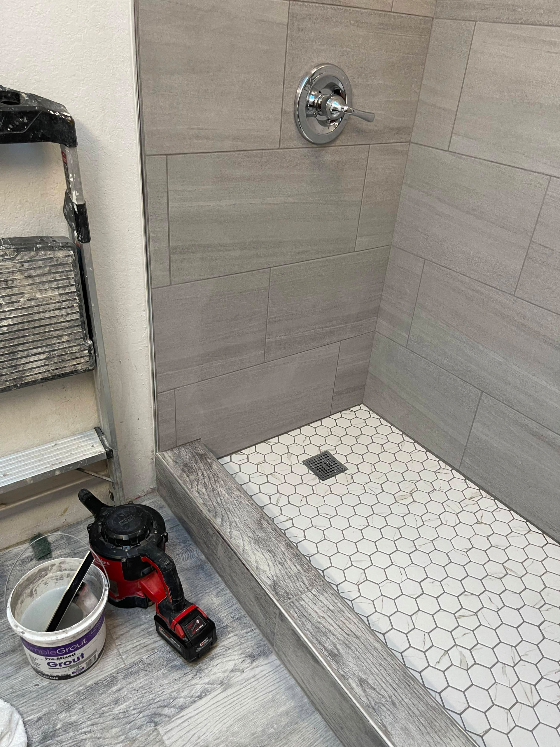 Shower Tile Installation