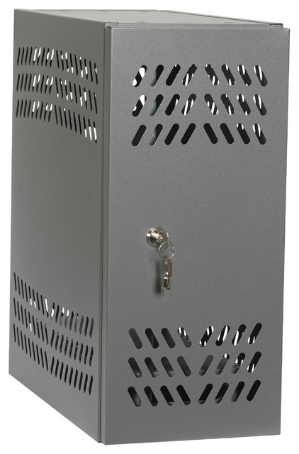 Small Hanging CPU Locker - Contemporary - Office Carts And Stands - by ...