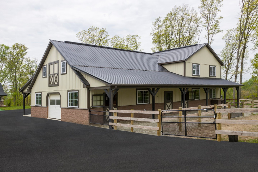 Horse Barn - Rustic - Exterior - Other - by Blue Ridge Builders LLC | Houzz