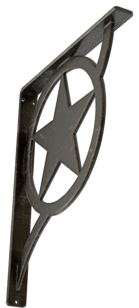 Austin Wrought Iron Bracket, 1 1/2"Wx12"Dx15"H - Southwestern ...