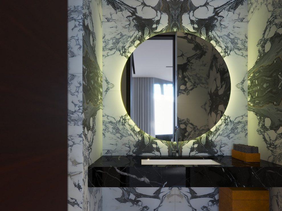 Modern Washing Room design in a contemporary house in Saudi Arabia ...