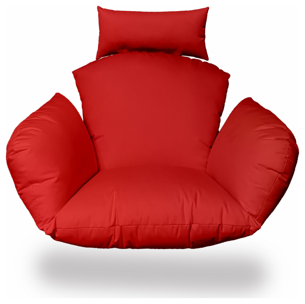 Primo Red Indoor Outdoor Replacement Cushion for Egg Chair ... Primo Red Indoor Outdoor Replacement Cushion for Egg Chair ...