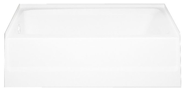 Swan 30x60x16 Veritek Shower Base, Left Drain - Contemporary - Shower ...