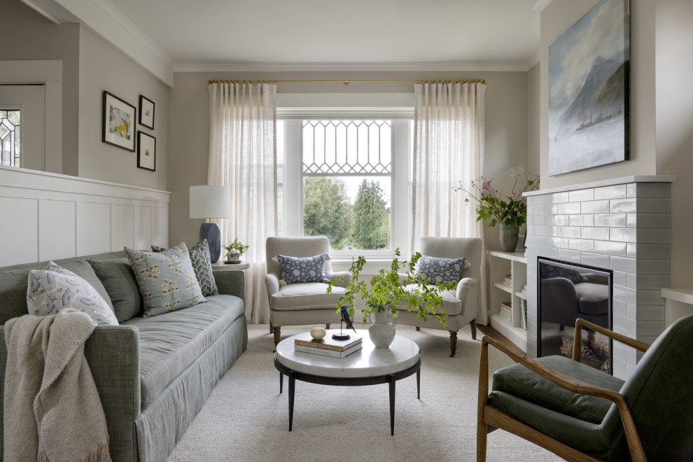 QUEEN ANNE RESIDENCE - Traditional - Living Room - Seattle - by Tammara ...