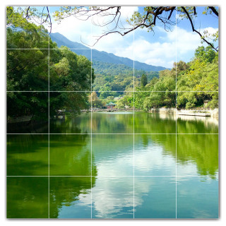 River Ceramic Tile Wall Mural HZ500914 - Contemporary - Tile Murals ...