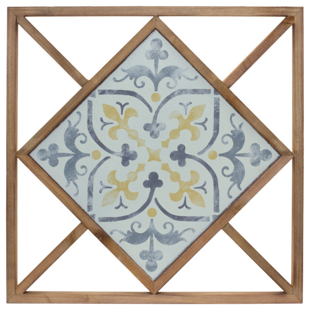 Metal Wall Tile, 2-Piece Set - Mediterranean - Wall Accents - by ...