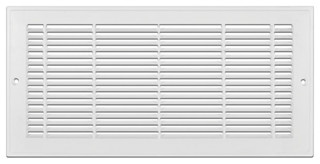 Plastic Baseboard Return Air Grille - Contemporary - Registers Grilles ...
