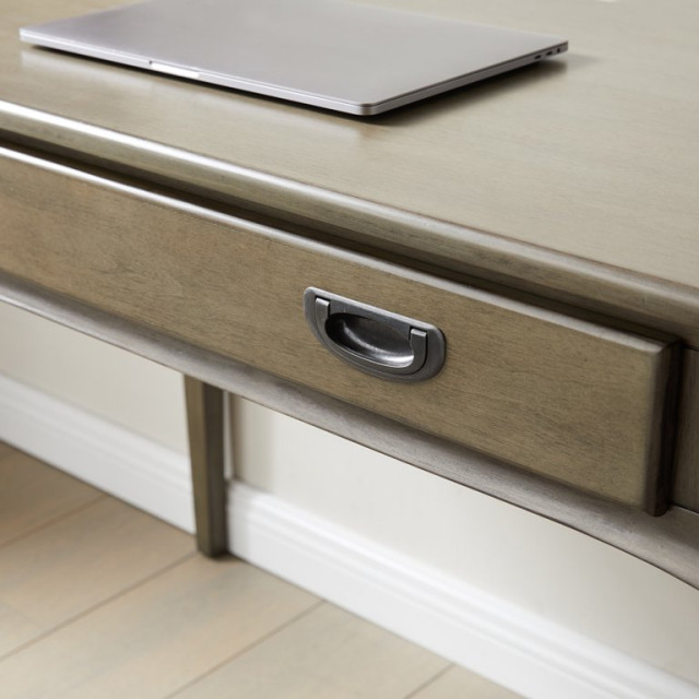 Traditional Desk, Hardwood Construction With Drop Lid Drawer Front ...