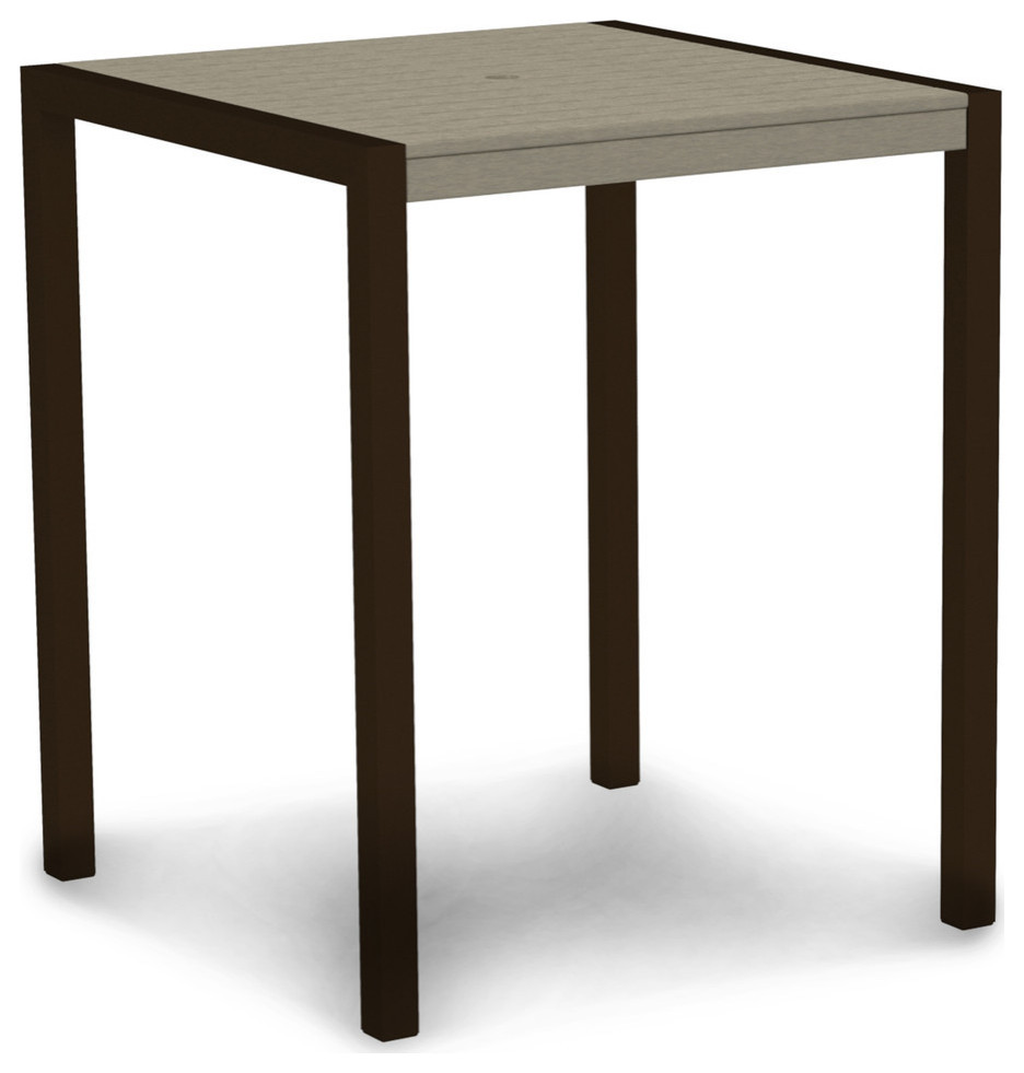 Polywood MOD 36" Bar Table - Transitional - Outdoor Pub And Bistro ...