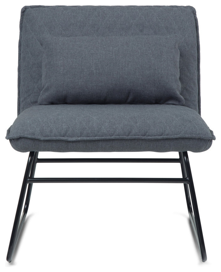 Burke Accent chair with Lumbar Pillow - Transitional - Armchairs And ...