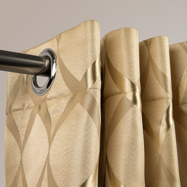 Sepia Curtain, 56"w X 63"h - Contemporary - Curtains - by Rod Desyne ...