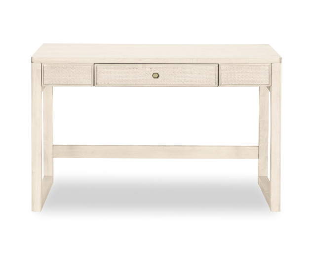 Sawyer White Cane Desk - Tropical - Desks And Hutches - by Legacy ...