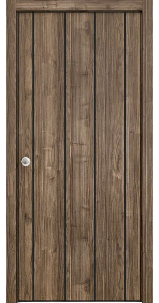 Bi-fold Doors | Planum 0016 White Silk with | Sturdy Tracks, 56" x 80 ...