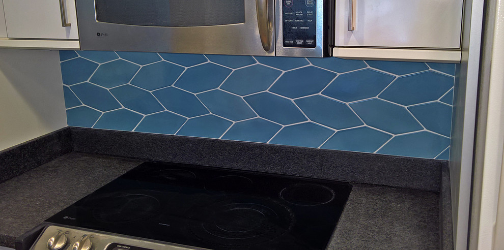 Fireclay braided tile backsplash - Contemporary - San Francisco - by ...