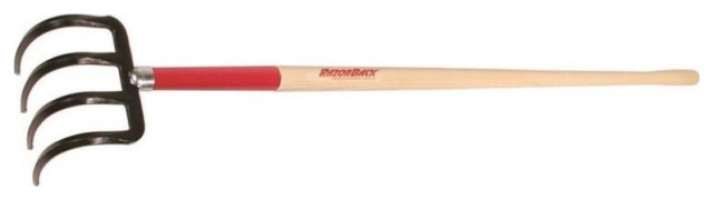 Razor-Back 75138 Potato Hook, 7" Head, 54" Wood Handle - Forks Rakes ...