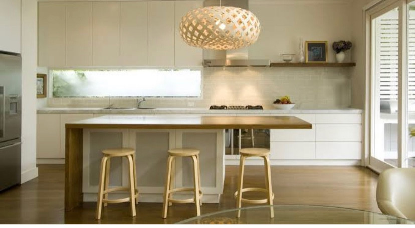 Waterfall Kitchen Island Bench