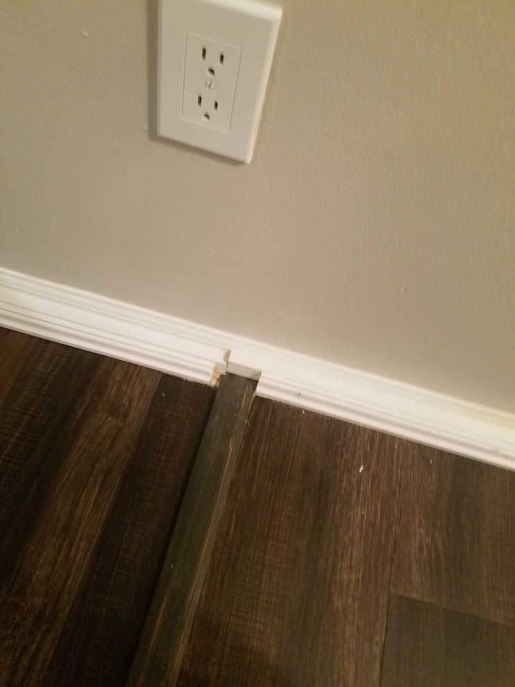 Baseboard transition issue