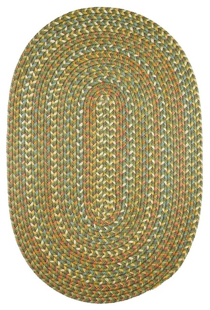 Rhody Rug Cypress Rug, Olive, 3'X5' Oval, 3'x5' Oval - Area Rugs - by ...
