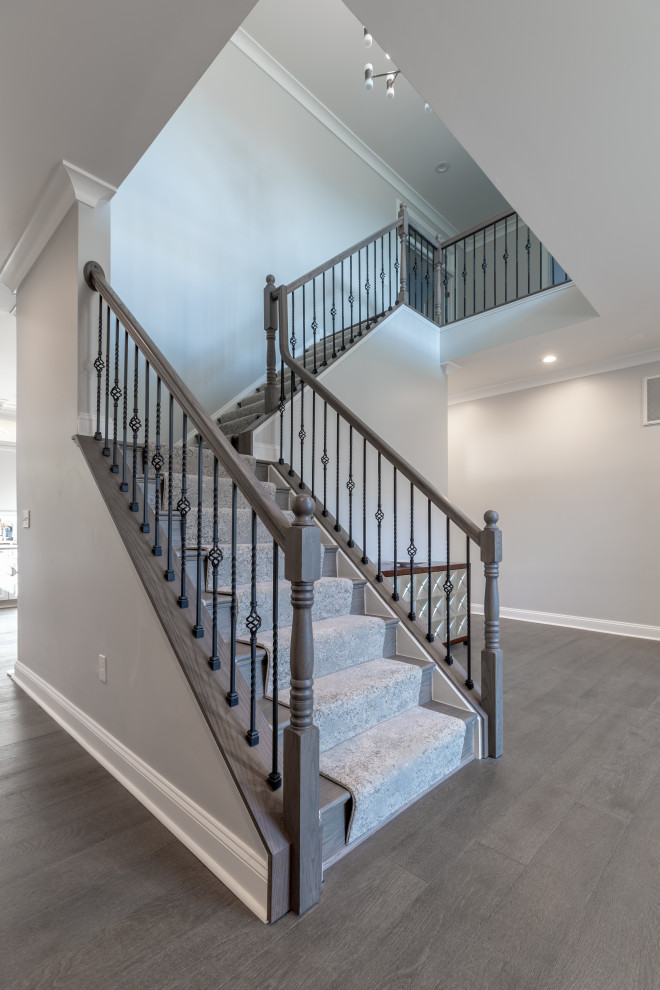 Harmonic Whole House Transformation in Great Falls VA - Staircase - DC ...