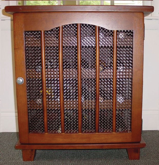 Round Press Crimp Decorative Antique Brass Woven Wire Grille Panel ...