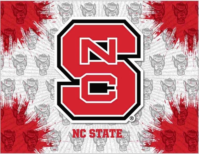 North Carolina State Logo Canvas, 32"x24" - Contemporary - Prints And ...