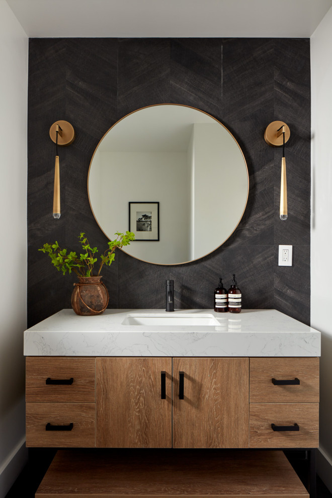 Complete remodel in Willow Glen - Contemporary - Powder Room - San ...