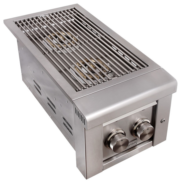 EdgeStar ESB2NG 26000 BTU 13"W Natural Gas Side Burner - Contemporary ...