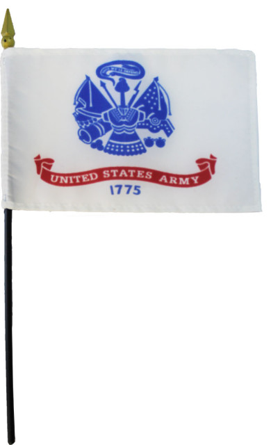 Army, 4"x6" Stick Flag - Traditional - Flags And Flagpoles - by ...