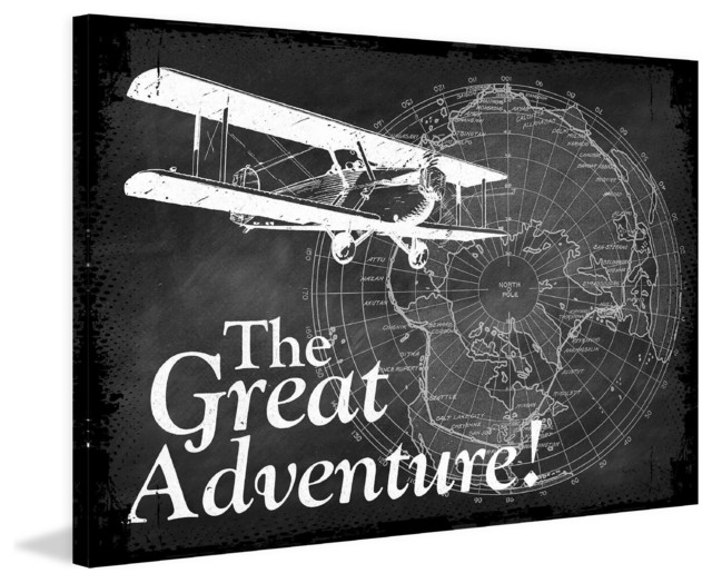 "The Great Adventure!" Painting Print on Wrapped Canvas, 18x12 ...