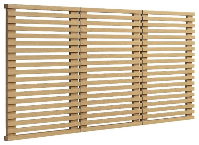 Modway Render Wall Mount Wood Queen Headboard with Mounting Hardware in ...