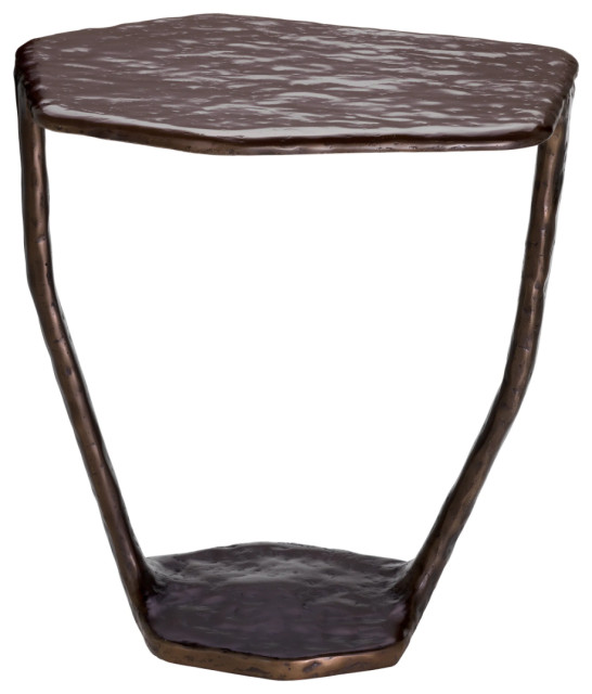 Organic Shaped Bronze Side Table | Eichholtz Tigra - Industrial - Side Tables And End Tables ...
