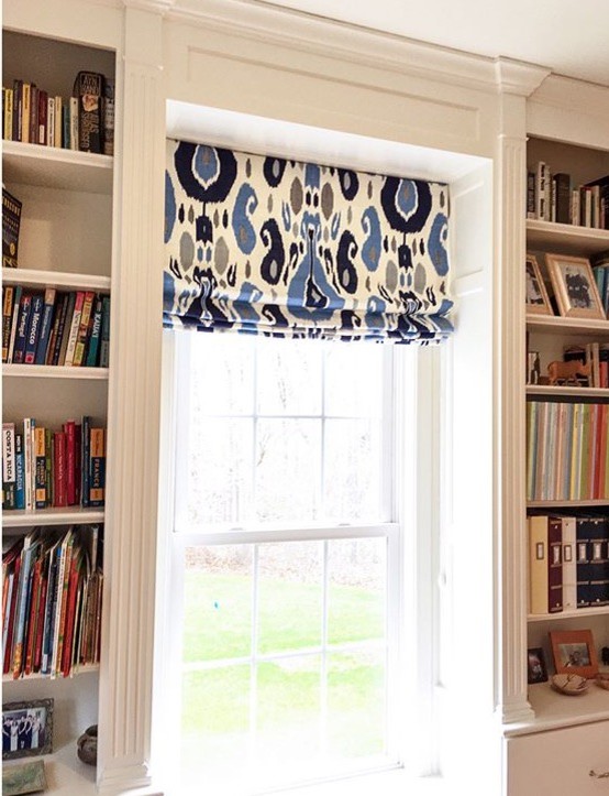 Smith & Noble window treatments designed by Kristen Wall - Transitional ...