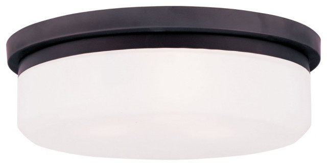 Livex Lighting 7393-07 Stratus - 3 Light Flush Mount in Stratus Style ...