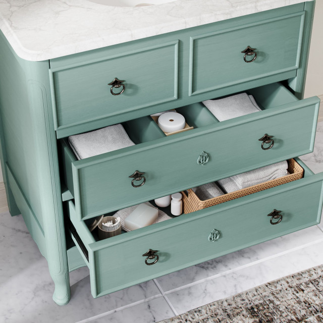 The Clara Bathroom Vanity, 34" - Traditional - Bathroom Vanities And ...