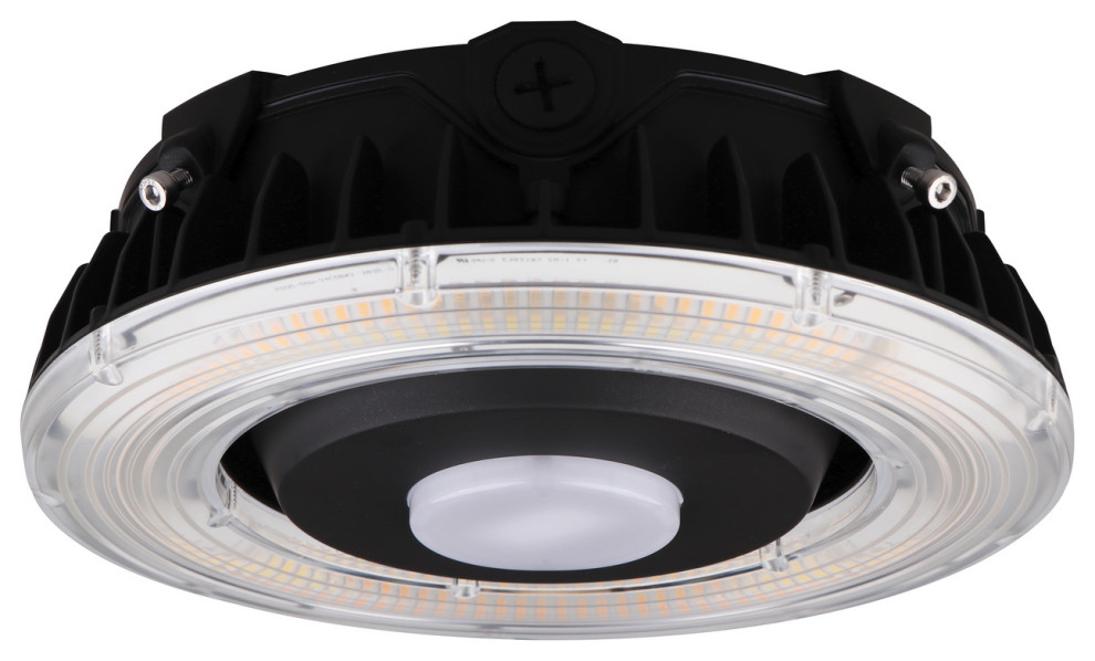 LED Canopy Fixture, Bronze - Transitional - Outdoor Flush-mount Ceiling ...