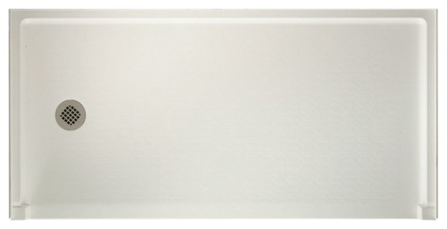 Swan 30.18x60.375x4.18 Veritek Shower Base, Left Drain - Contemporary ...