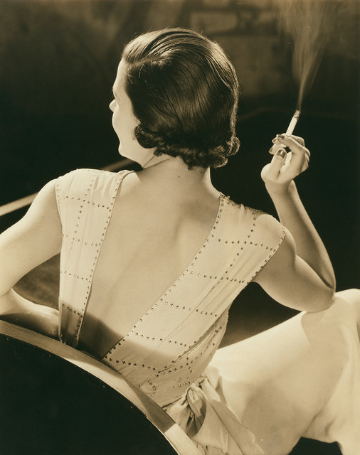Woman with Cigarette Print, 16" x 20" - Contemporary - Prints And ...