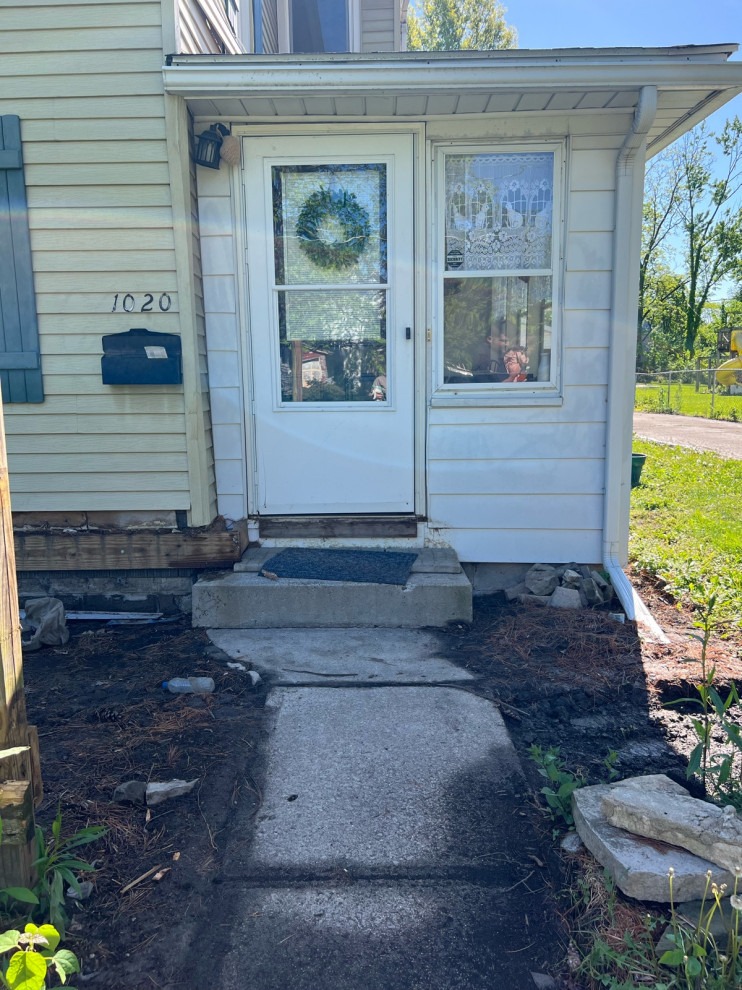 Simple Cinder Block Porch