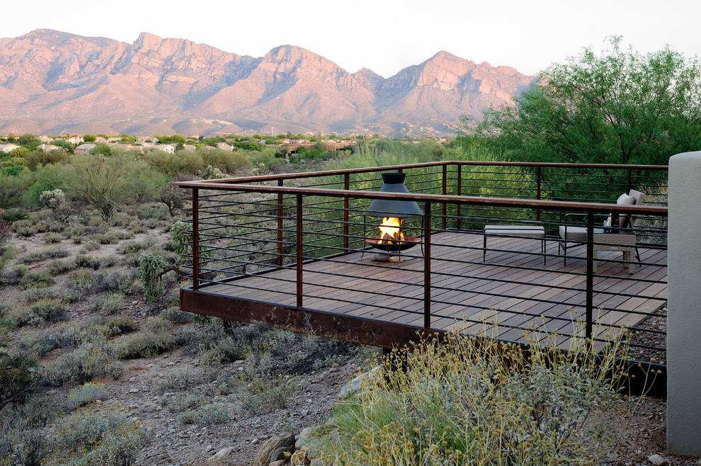 Deck over the Desert - Contemporary - Deck - Phoenix - by Prideaux Design
