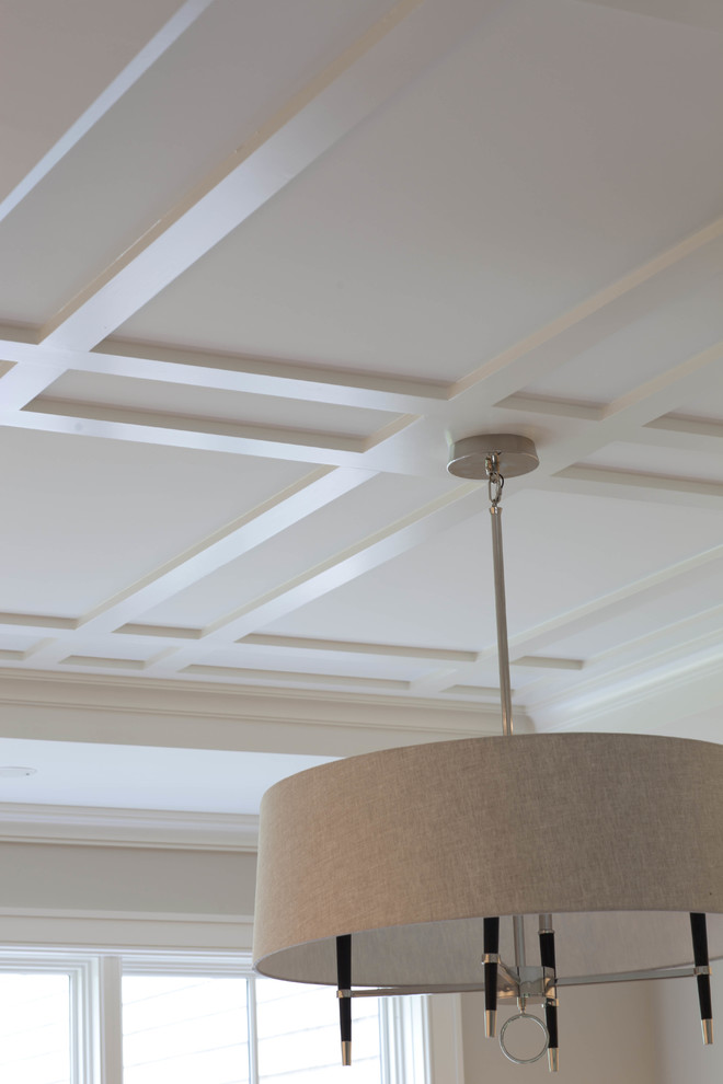 Dining Room Paneled Ceiling - Transitional - New York - by Milton ...