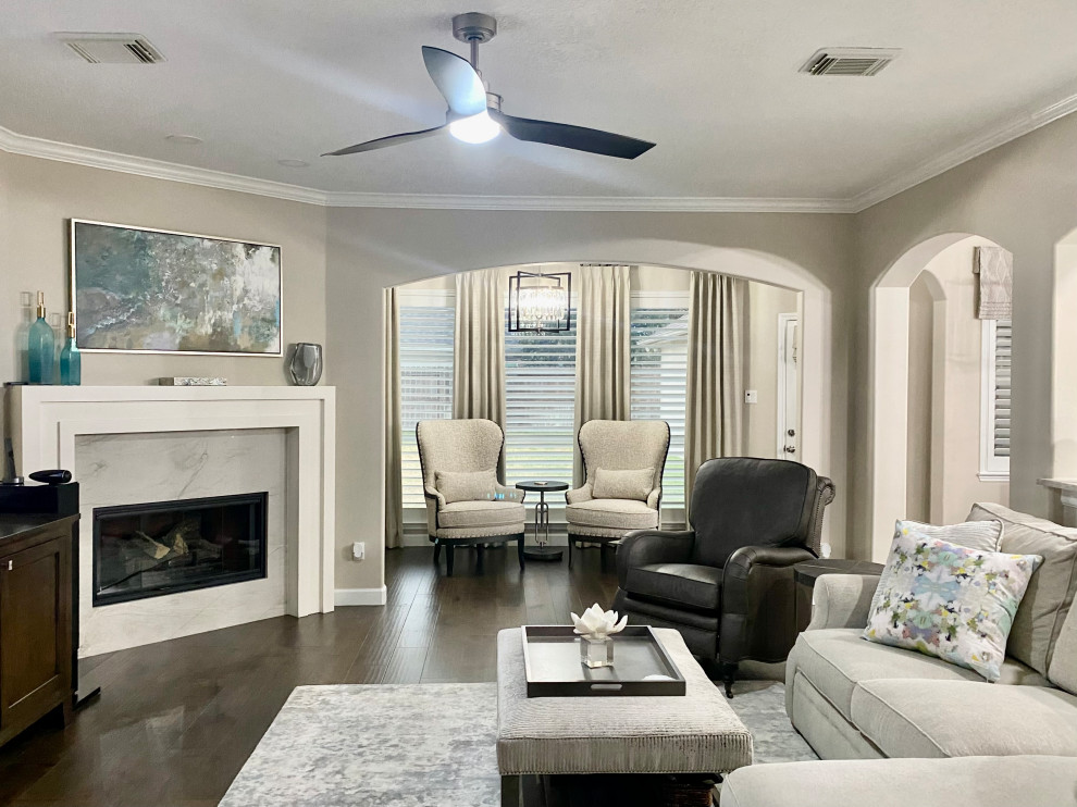 Living Room After - Modern - Living Room - Houston - by Simply Elegant ...