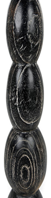 Freia Wood Cinder Black Sculpture - Contemporary - Decorative Objects ...