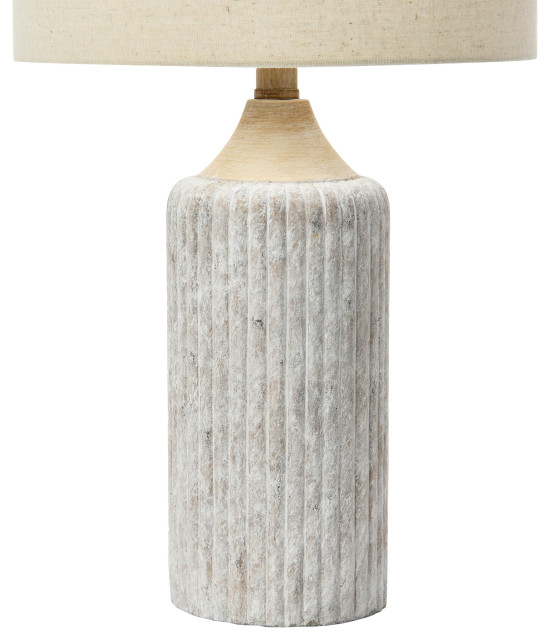 12" Round Cement Desk Lamp - Transitional - Table Lamps - by Olive ...