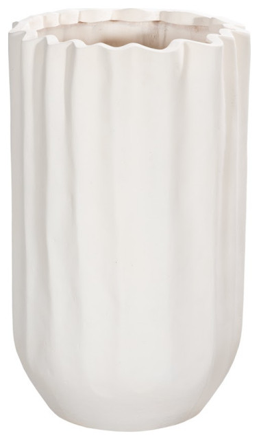 Tulip Flower Planter, Slim Tall, 23x23x39"h - Transitional - Outdoor ...