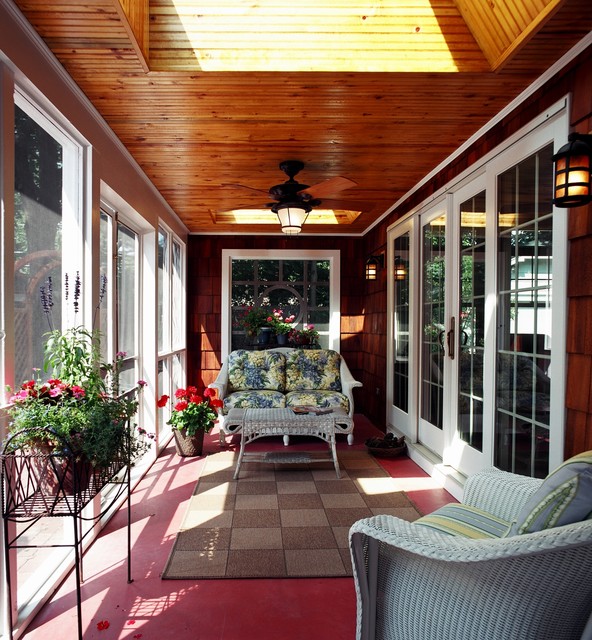 all that jazz - screened porch - Traditional - Porch - Chicago - by Bud ...