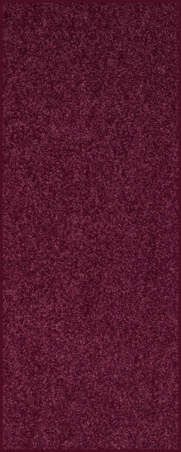 Home Queen Solid Color Custom Size Runner Area Rugs, Cranberry, 3' x 50 ...