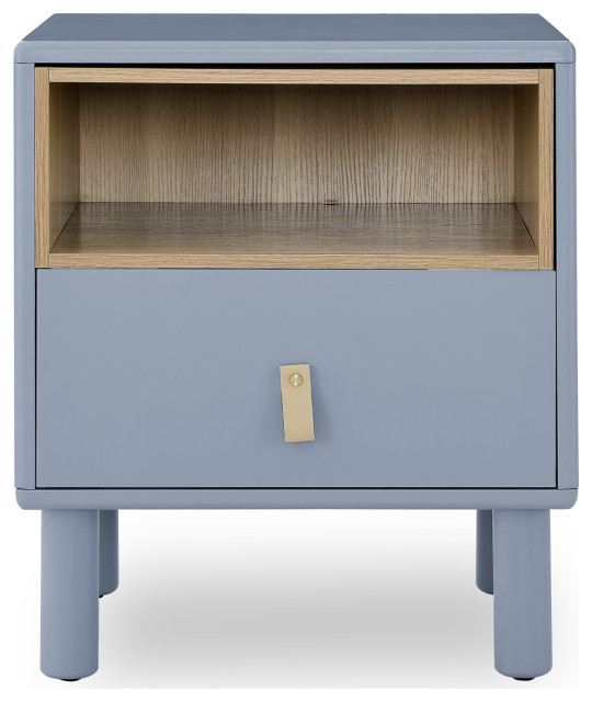 TATEUS Single drawer bedside table, modern style bedside table ...