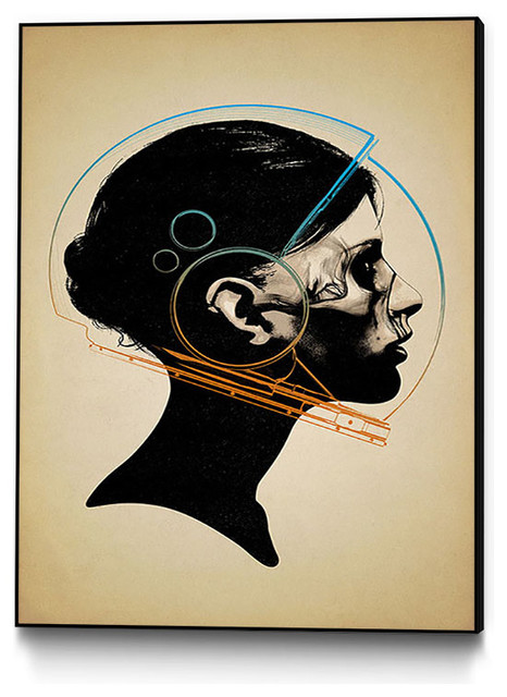 Inside Out Art block Framed Canvas, 11"x14" - Contemporary - Prints And ...